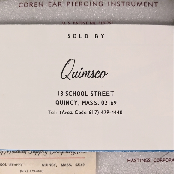 Quimsco | Bath & Body | Quimsco Coren Ear Piercing Instrument And Five ...